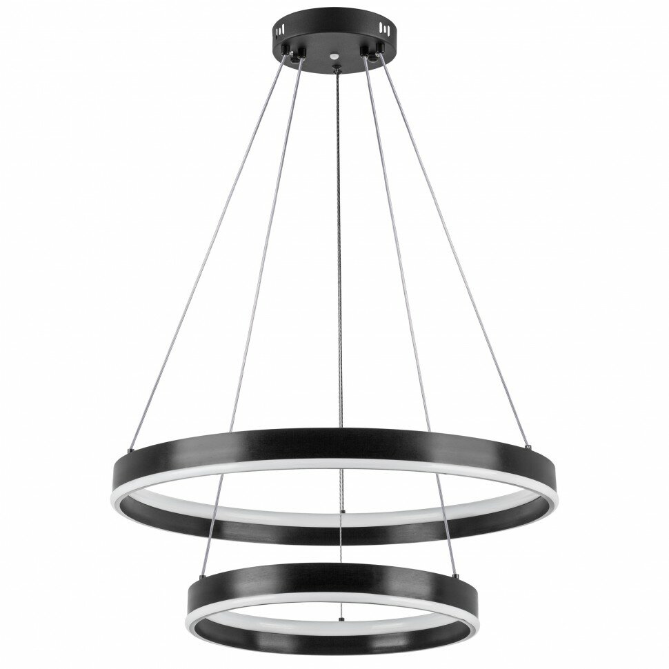 736427 Люстра ROTONDA 165W LED 5040LM 120G черный 3000-6000K