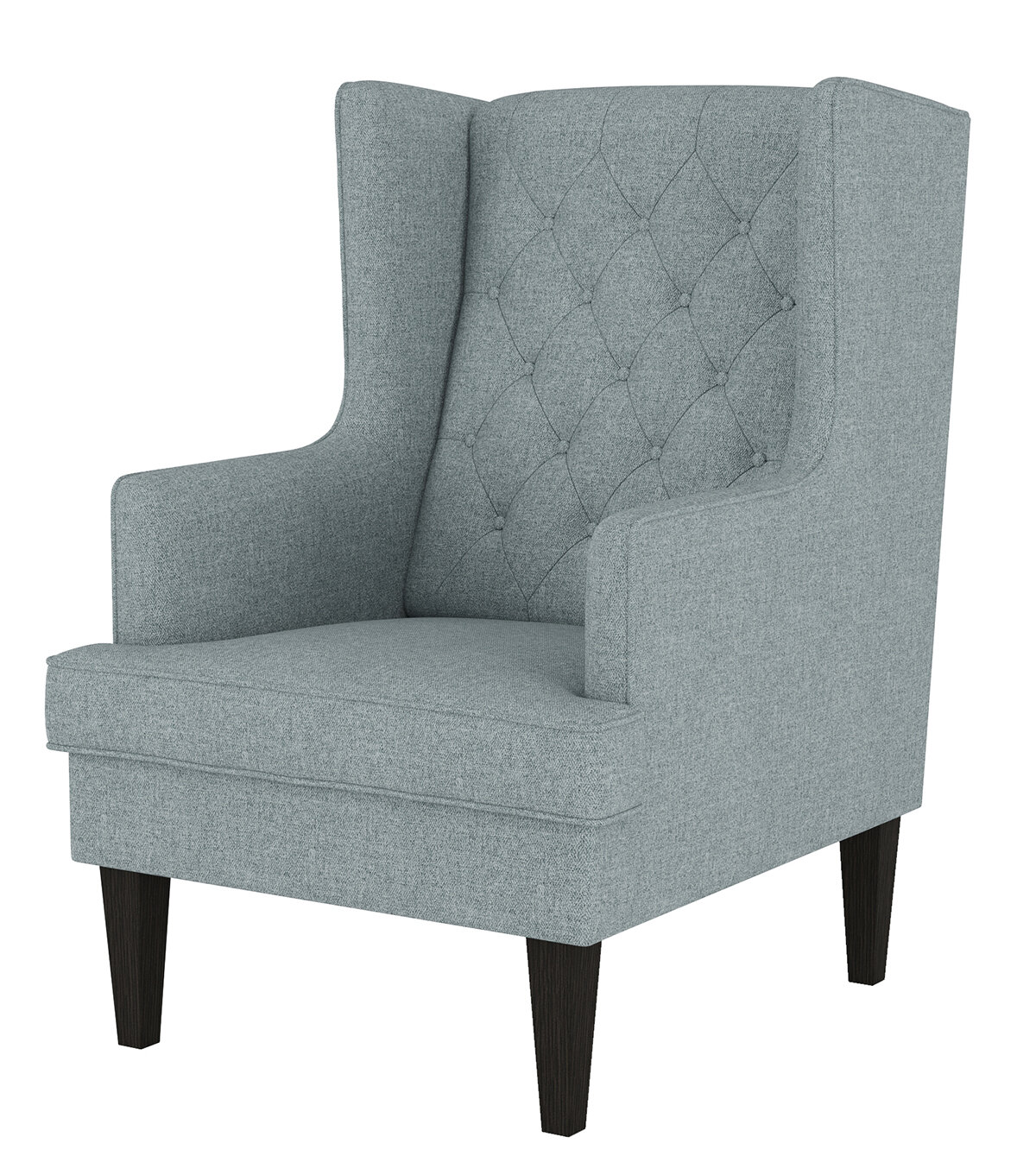 Кресло Токио Модель 018, с деревянными ножками, рогожка Sherlock 975