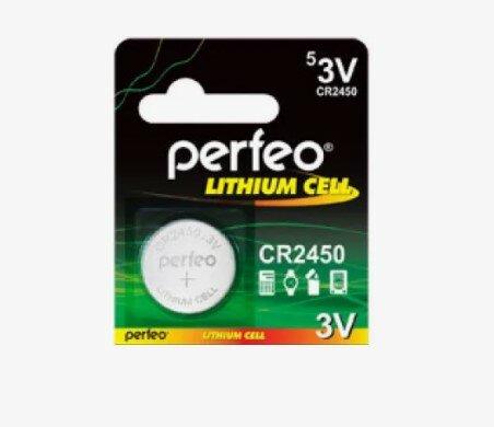 Батарейка PERFEO CR2450-5BL LITHIUM