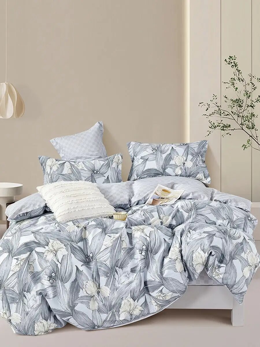 Постельное бельё двуспальное хлопок наволочки 70х70 Twill