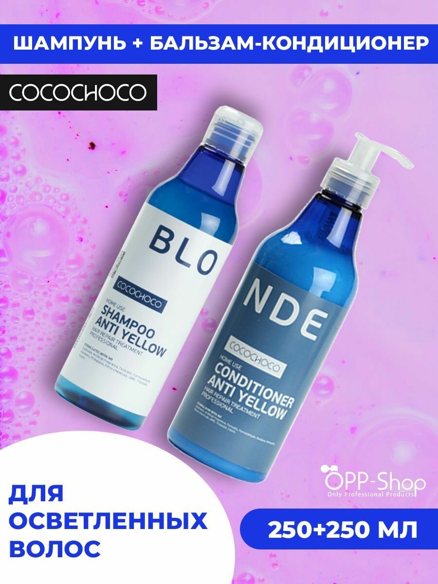 Набор для осветленных волос Anti Yellow Duo 2 x 250 мл