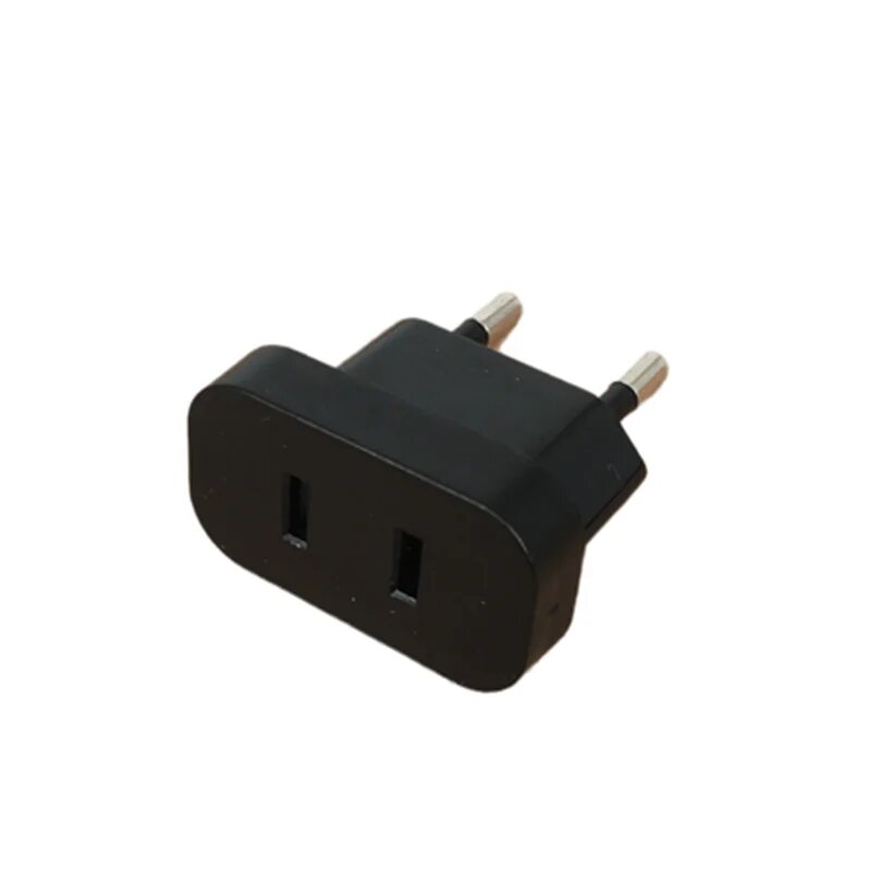Европейский адаптер для розеток США и Китая 4.8mm pin, black