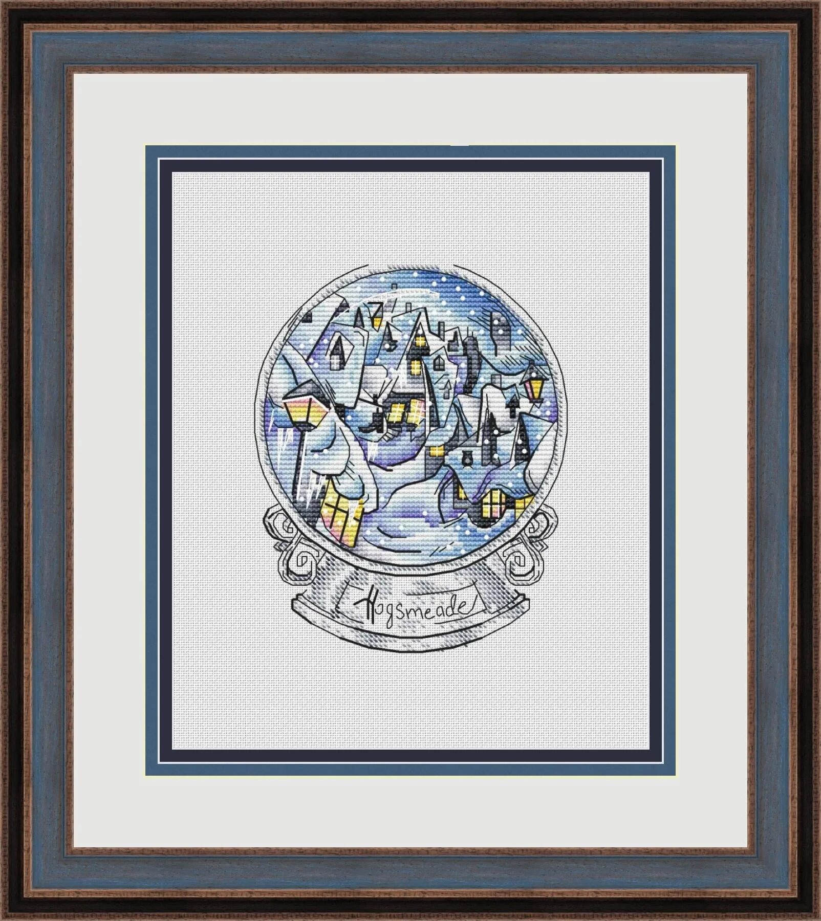Вышивка крестом Hogsmeade, 18ct хлопок, ZZ1409