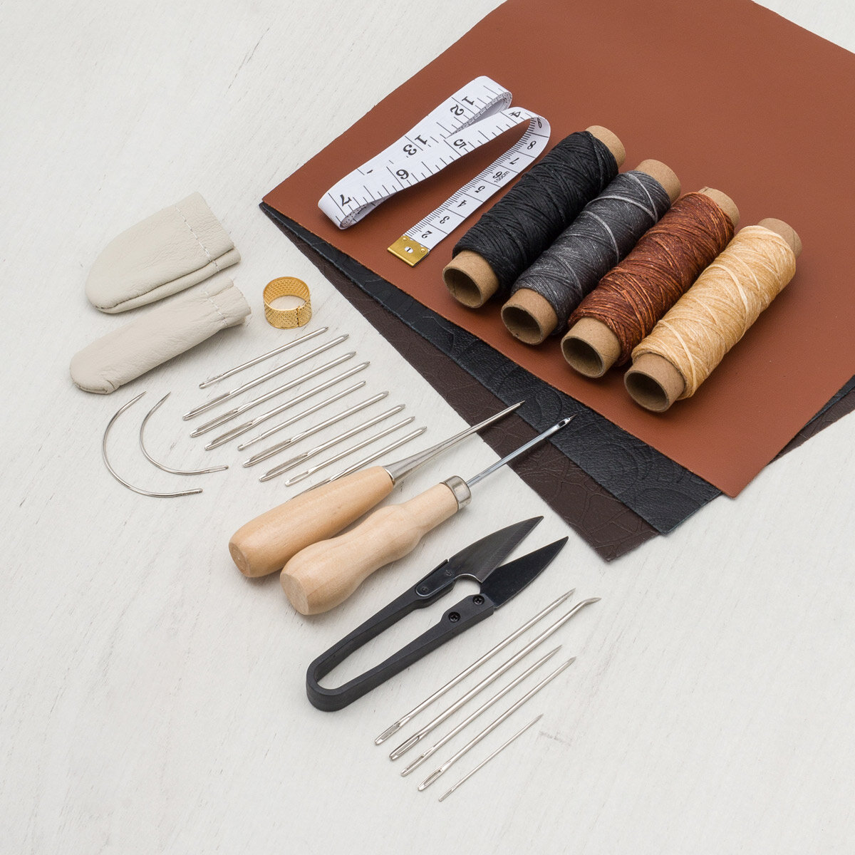 Набор инструментов кожевника, 13 предметов, для работы с кожей, Айрис