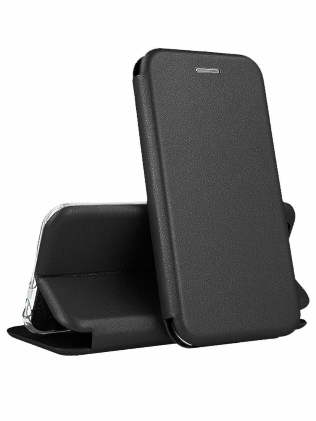 Samsung Galaxy s22 черный чехол-книжка эко-кожа для самсунг галакси с22 книга с функцией подставки на магните s 22