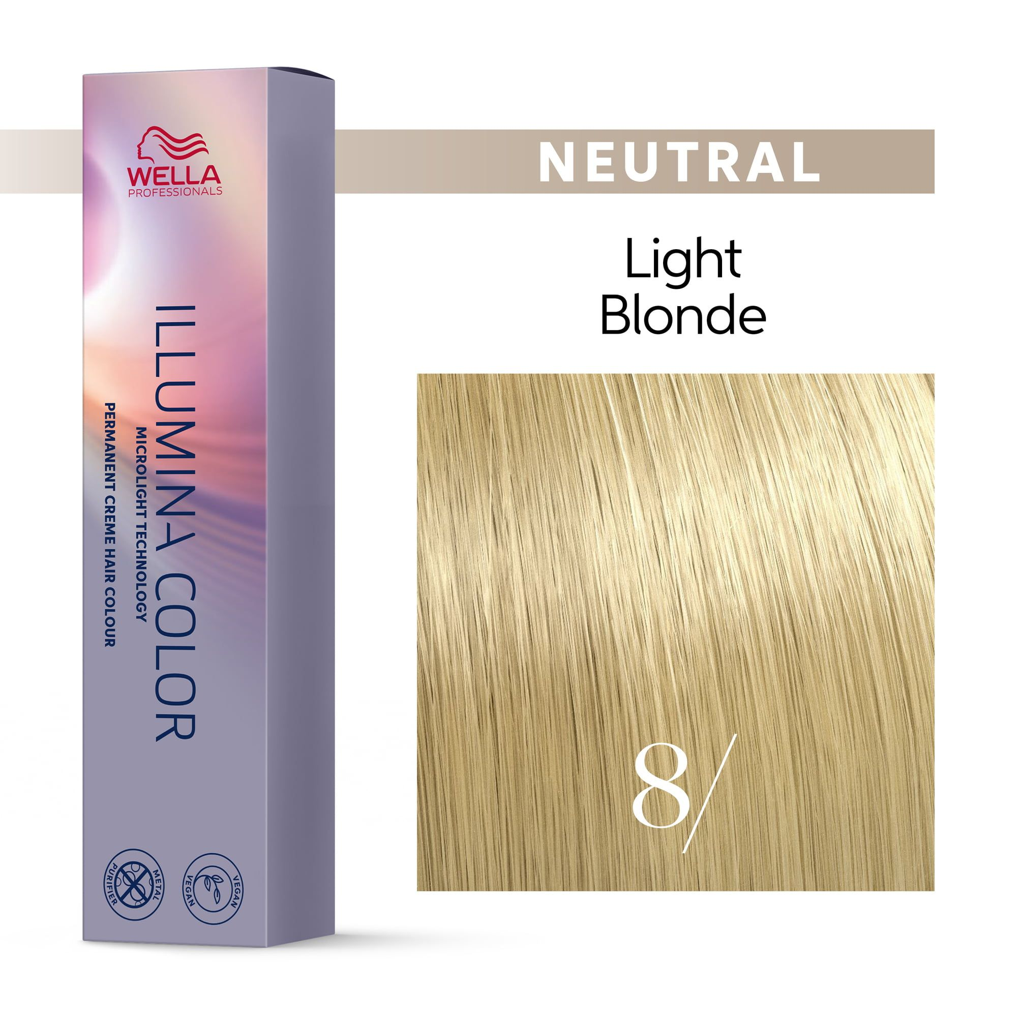 Wella Illumina Color 8/ - Стойкая краска светлый блонд 60 мл