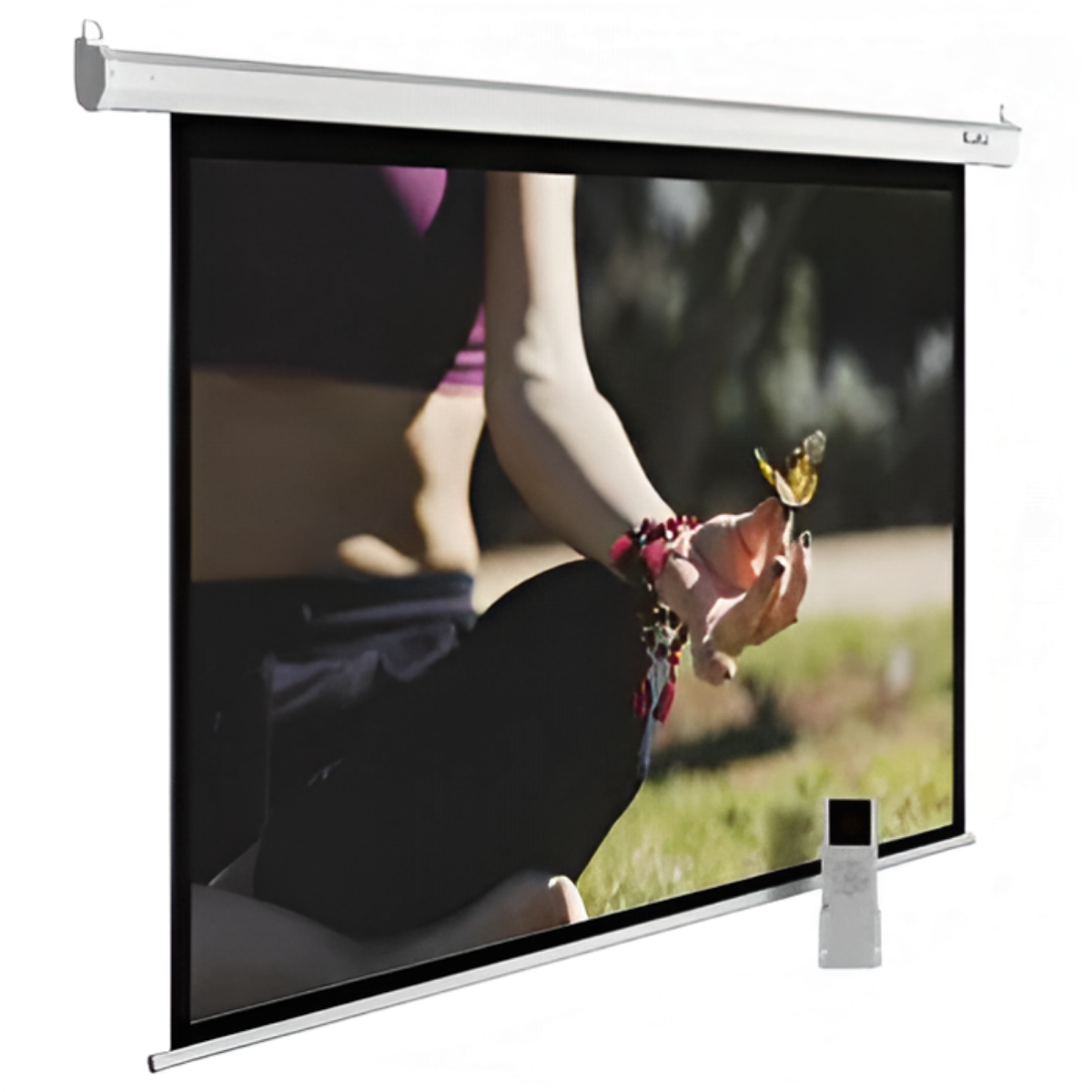 Экран для проектора Cactus MotoExpert CS-PSME-200x200-WT, белый рулонный