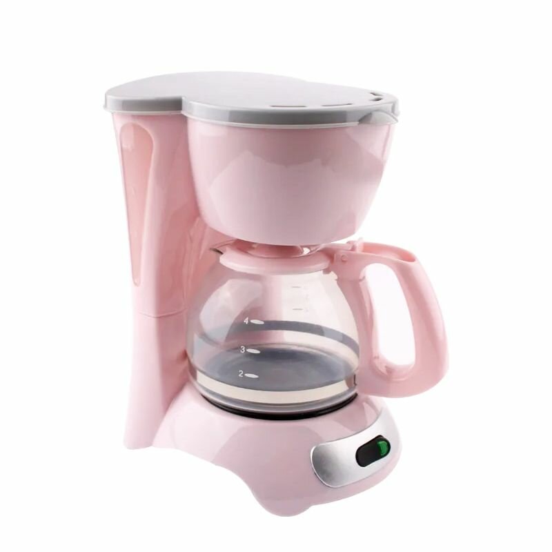 Полуавтоматическая электрическая кофеварка для латте и эспрессо, мини-кофеварка Moka Drip Cafe объемом 0,6 л, американская кофеварка, чайник, чайник