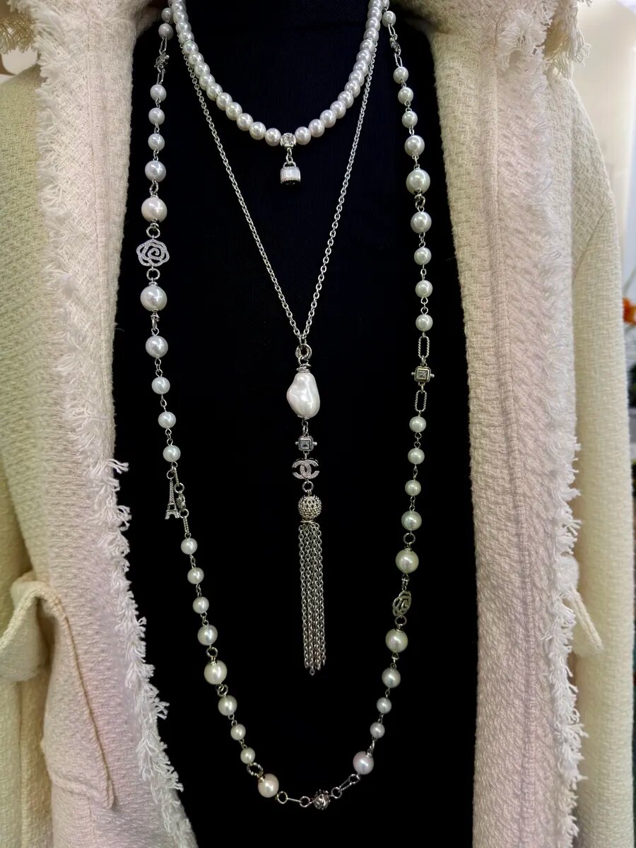 Комплект бижутерии, жемчуг имитация