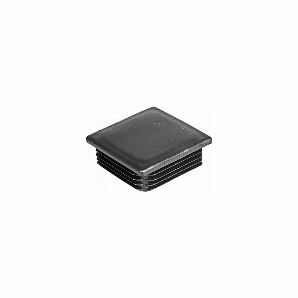 Заглушка для труб 23 Болта квадратная 120x120 мм черная, 10 шт. 26-0288