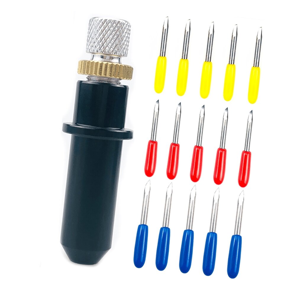 Виниловые режущие пластины, режущий резак 30/45/60 градусов, стальные плоттерные пластины для большинства плоттеров с держателем для резки