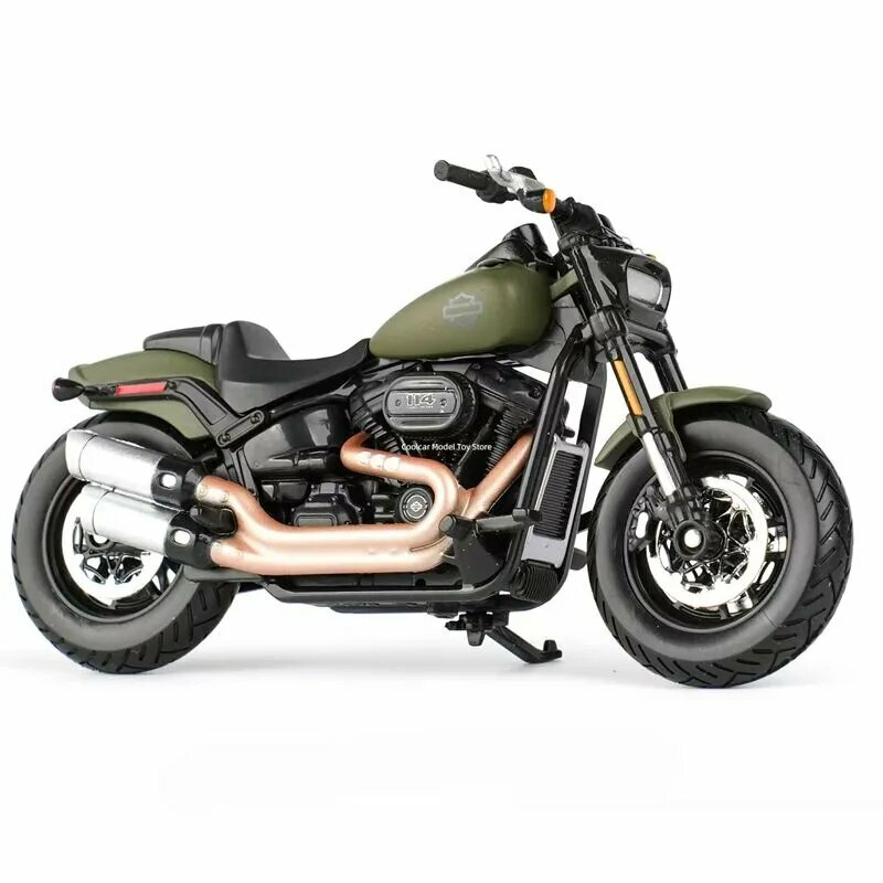 Модель мотоцикла, игрушка для мальчика, Maisto Harley Davidson Street Glide, 1:18, коллекционная, длина 13,9см.