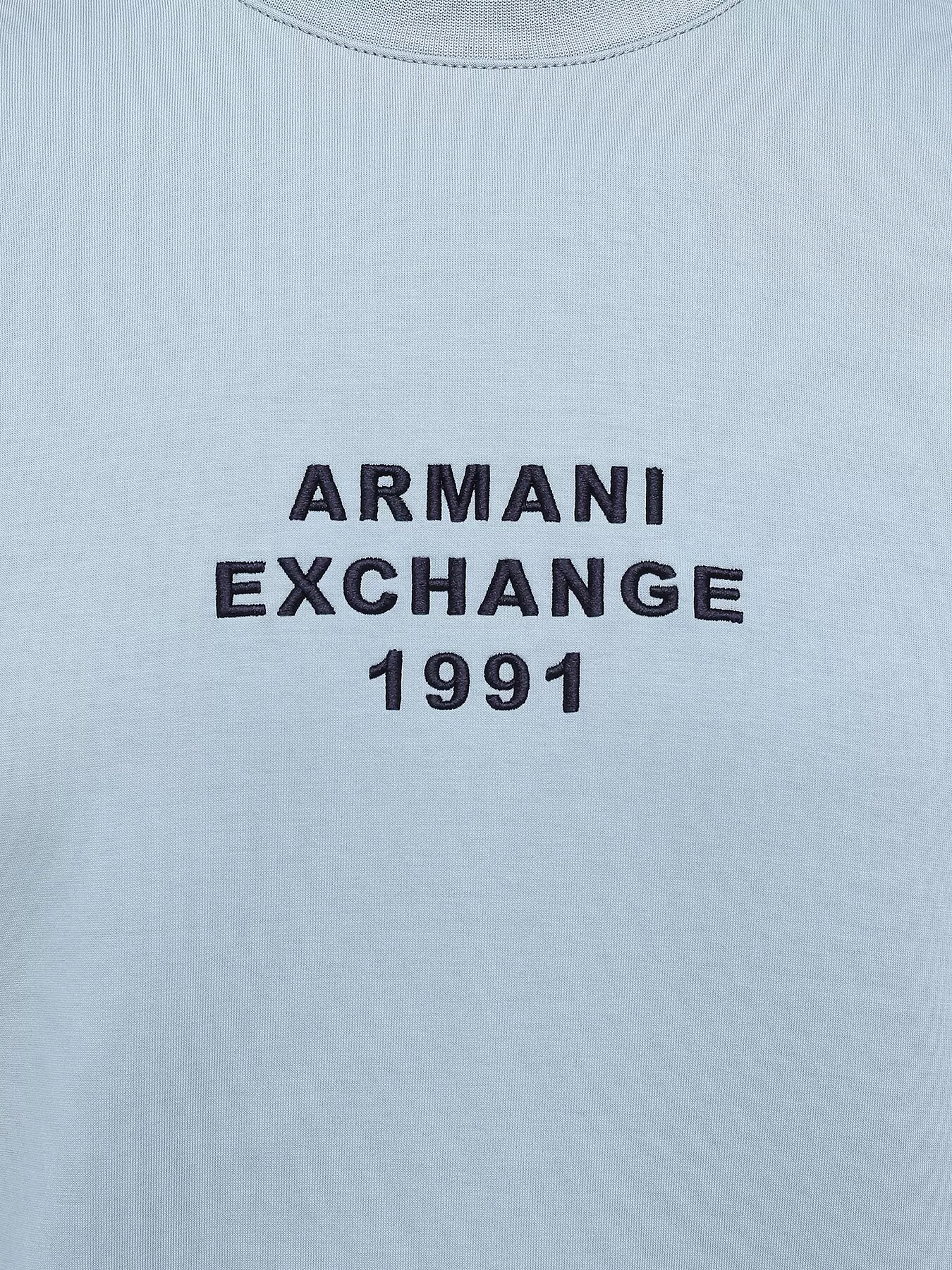 Свитшот Armani Exchange, размер L, , голубой — фото 1