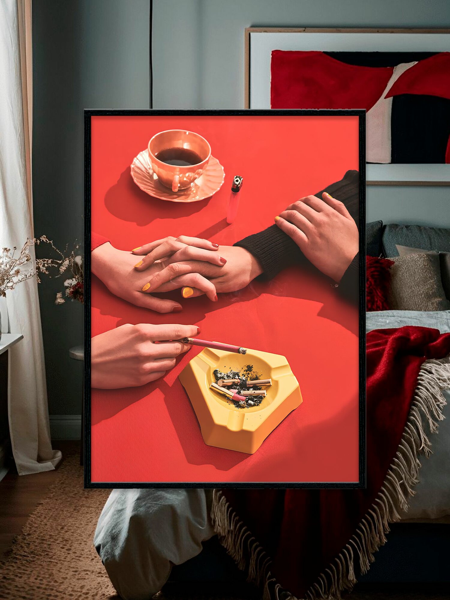 Интерьерный постер "Первое свидание" в стиле pinterest, 30x40 см