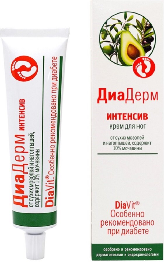 Диадерм крем для ног интенсив 75 мл/серия диавит