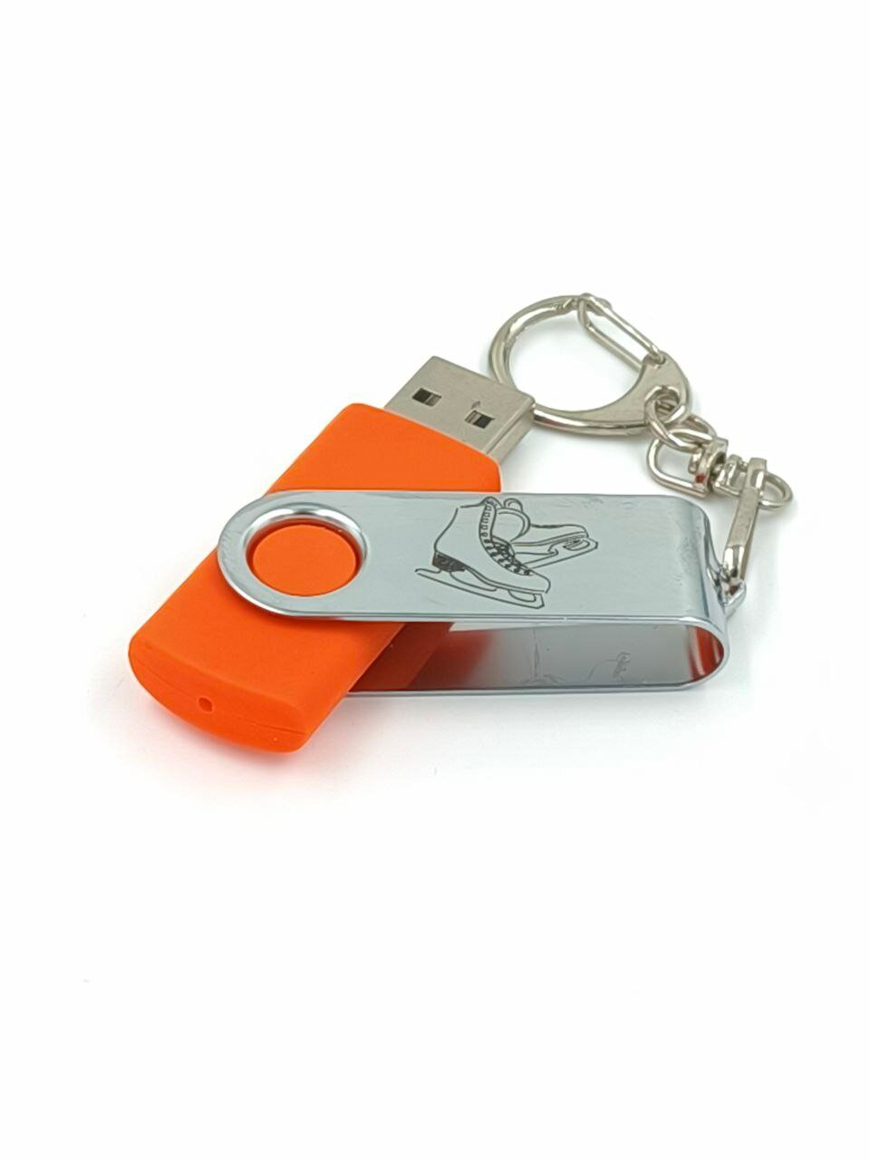 USB-флеш-накопитель фигурное катание флешка для фигуриста оранжевая 4GB
