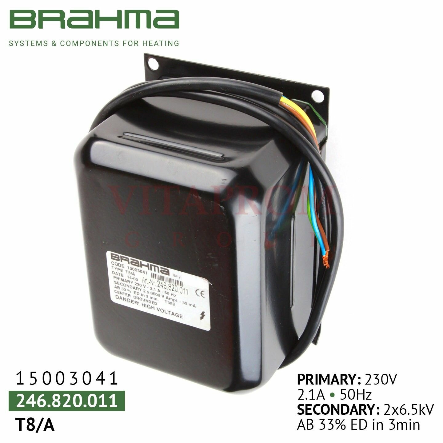 Трансформатор Brahma T8/A, 15003041 — фото 1