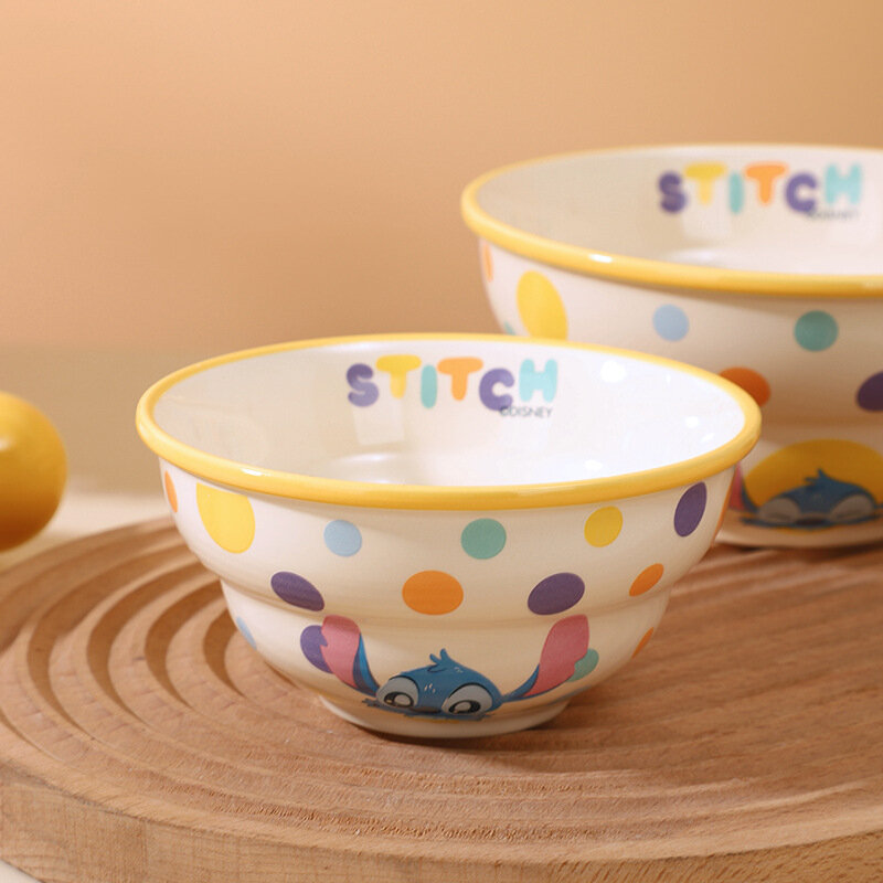 "Stitch" Миска, керамическая, детский дизайн, Мультяшная чаша, 320ml, 12x6cm, 1 шт