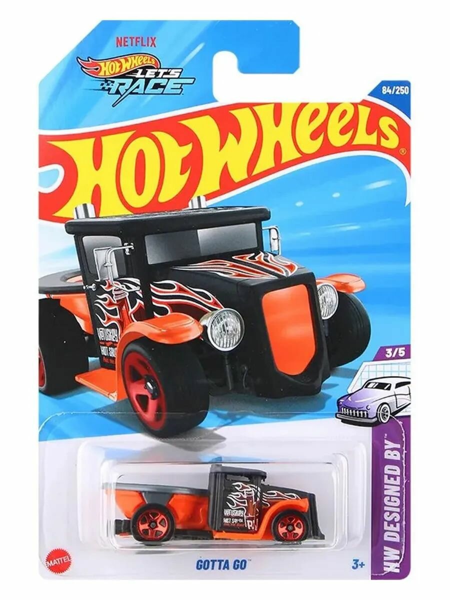 Hot Wheels Gotta Go (HYY73), серия HW Designed By, 1/64, металл, коллекционная модель
