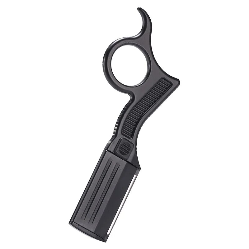 Инструменты для бритья для мужчин, двусторонний держатель из цинкового сплава с лезвиями для удаления волос, для парикмахеров