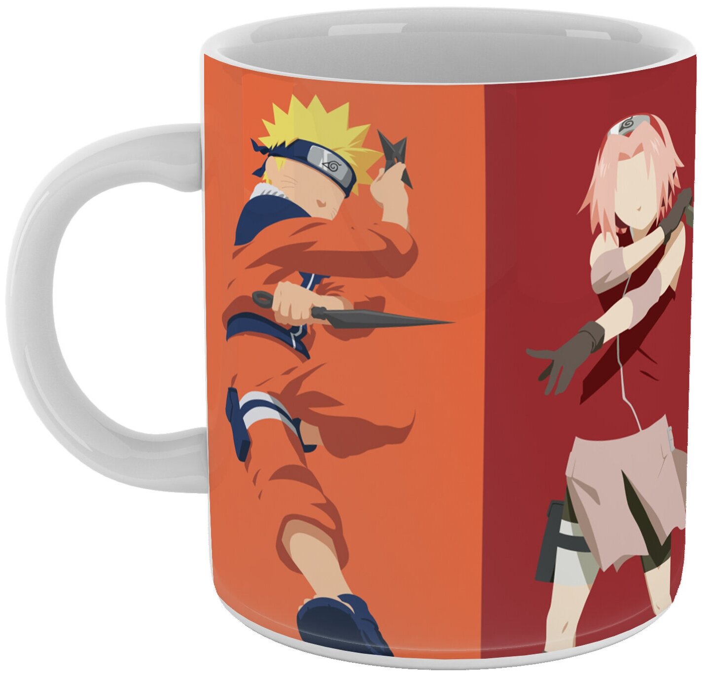 Кружка с принтом Наруто