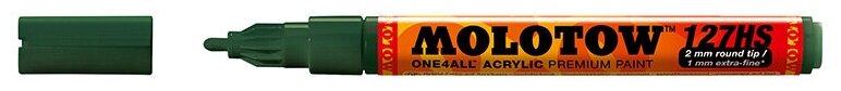 Molotow Маркер акриловый 127HS "One4All", №145, Темно-Зеленый 2мм