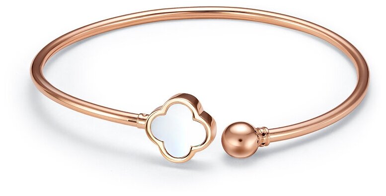 Браслет, золото, 585 проба, перламутр