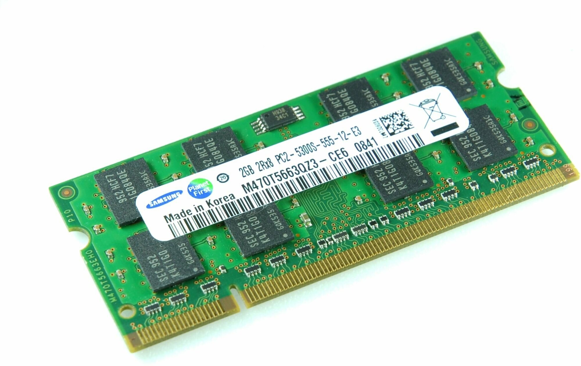 Оперативная память для ноутбука Samsung 2GB PC2-5300S 667MHz DDR2 SO-DIMM