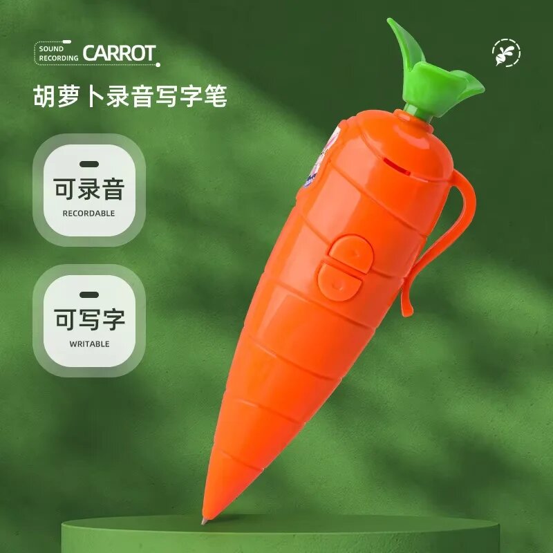 Ручка-диктофон "Морковь" Carrot, оранжевая