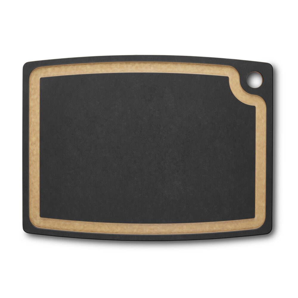 Доска разделочная для кухни профессиональная VICTORINOX Gourmet Series Cutting Board M, 44,5х33 см, черная