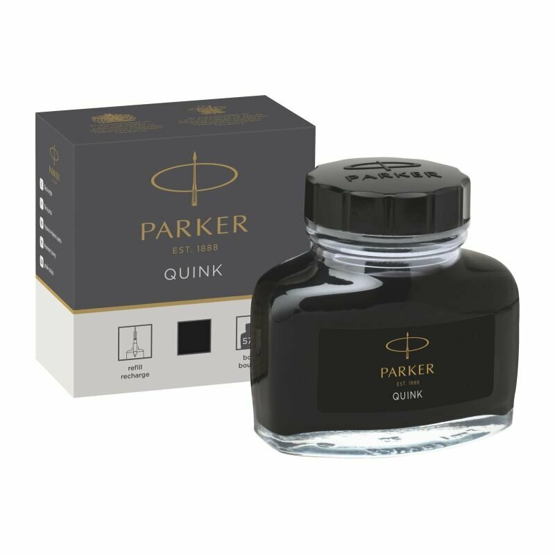 Parker Чернила 57мл черные