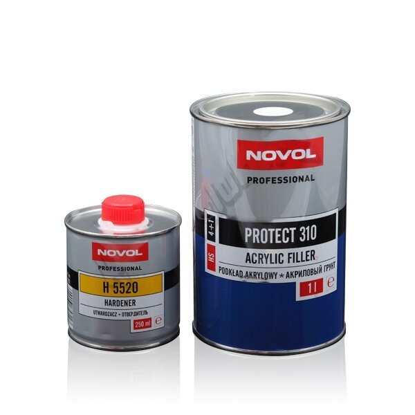 Грунт 2К 310 4+1 HS белый 1,0л + отверд. 0,25л