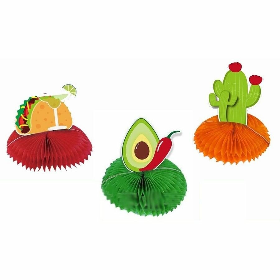 Украшения Мексиканская вечеринка 3 шт