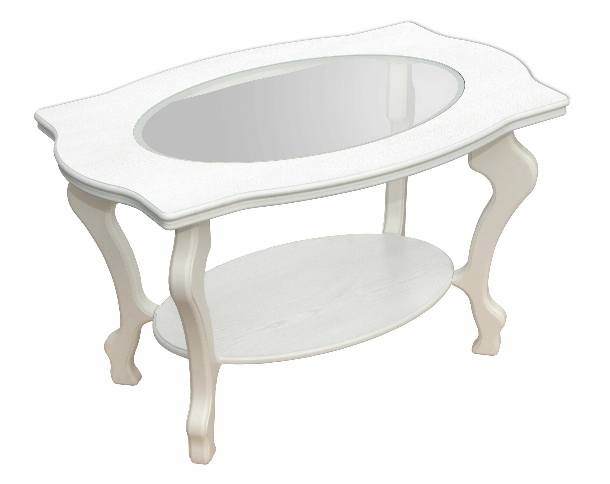 Стол журнальный Мебелик Берже 1С Белый ясень Размеры: Высота 560мм Глубина 600мм Ширина 940мм