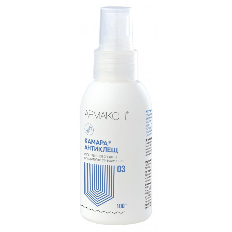 Спрей защитный Армакон Камара Антиклещ,100мл 1202