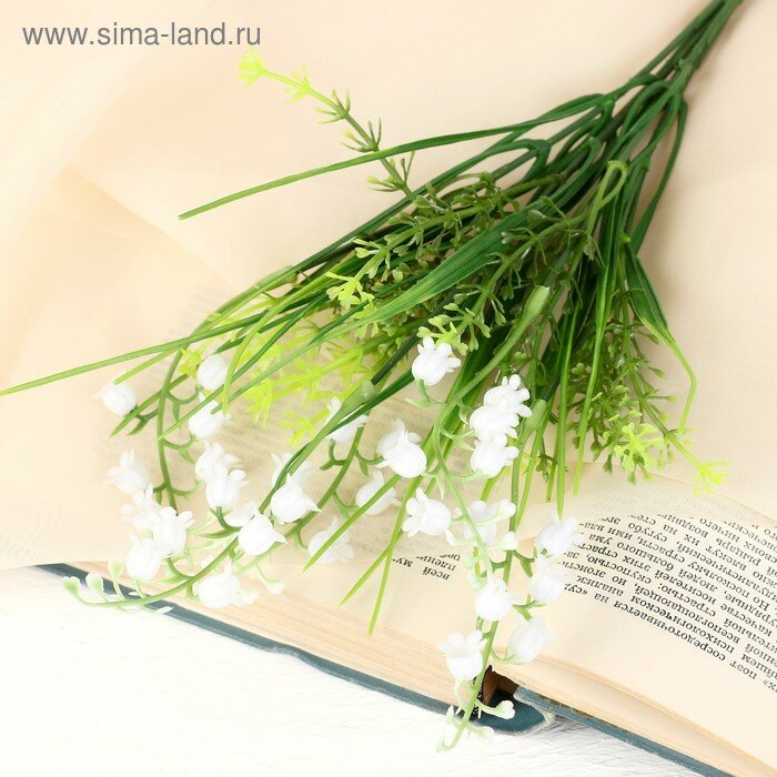 Букет искусственный Ландыши, h=30 см, микс, 2 шт.