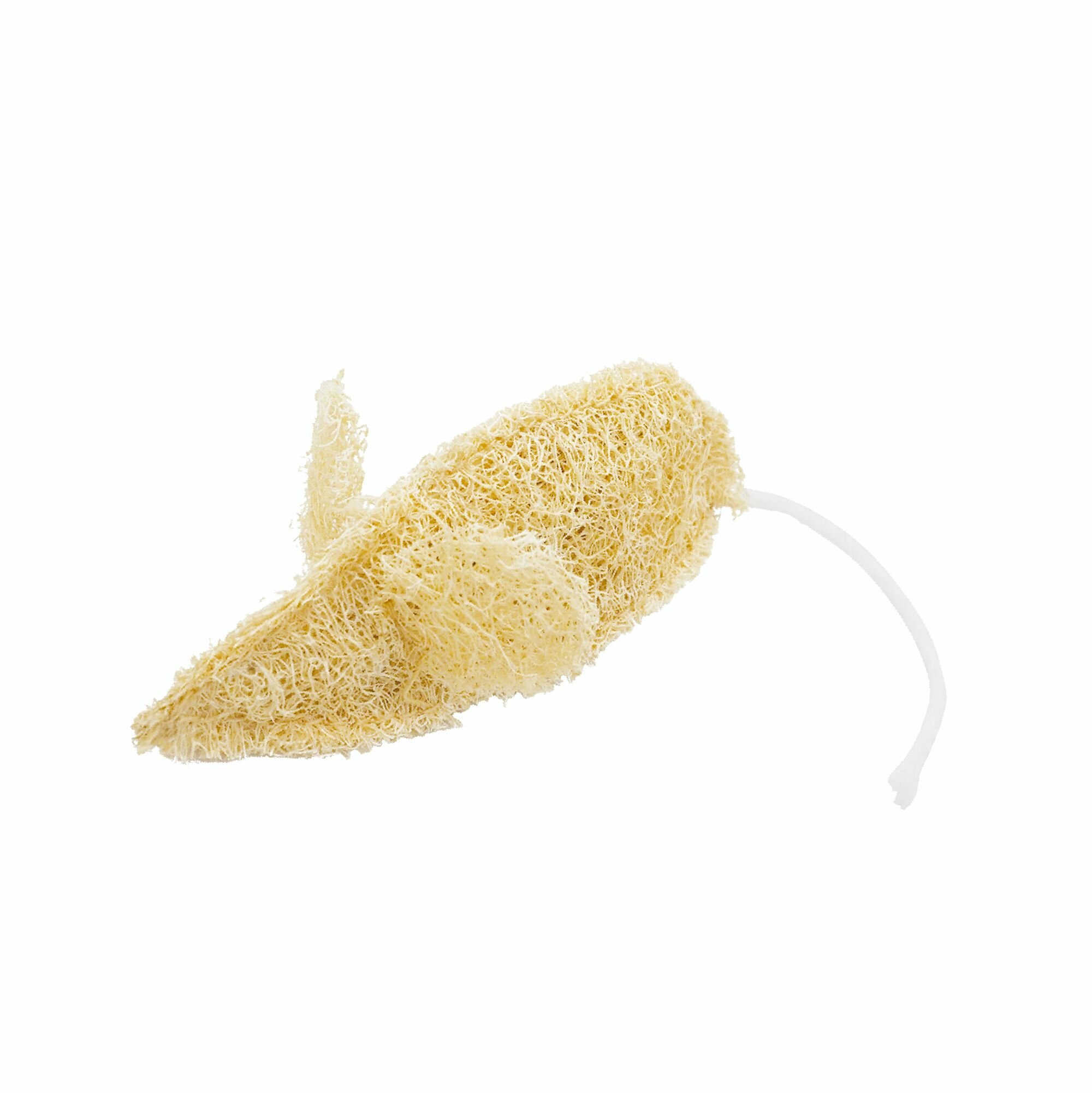 Игрушка для кошек Japan Premium Pet из натуральной люфы с мататаби для глубокой чистки зубов и снятия стресса у кошек. В форме мышки