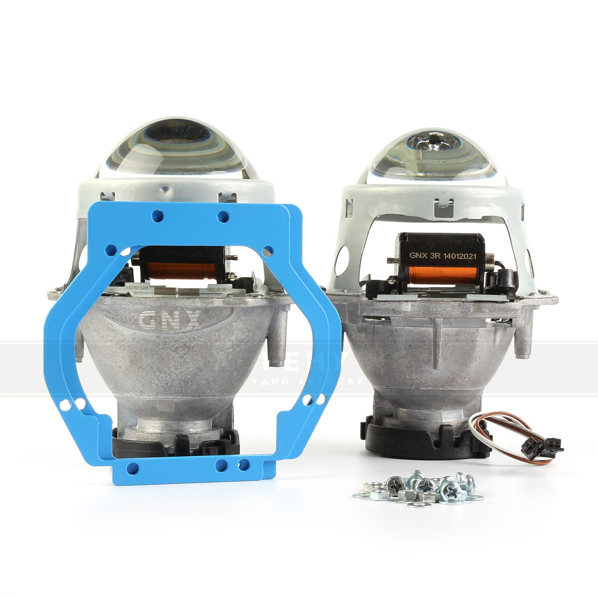 Би-линзы Hella 3R Clear для фар Nissan Teana 2014-2021 комплект биксеноновых линз 2 шт для автомобилей Ниссан Тиана