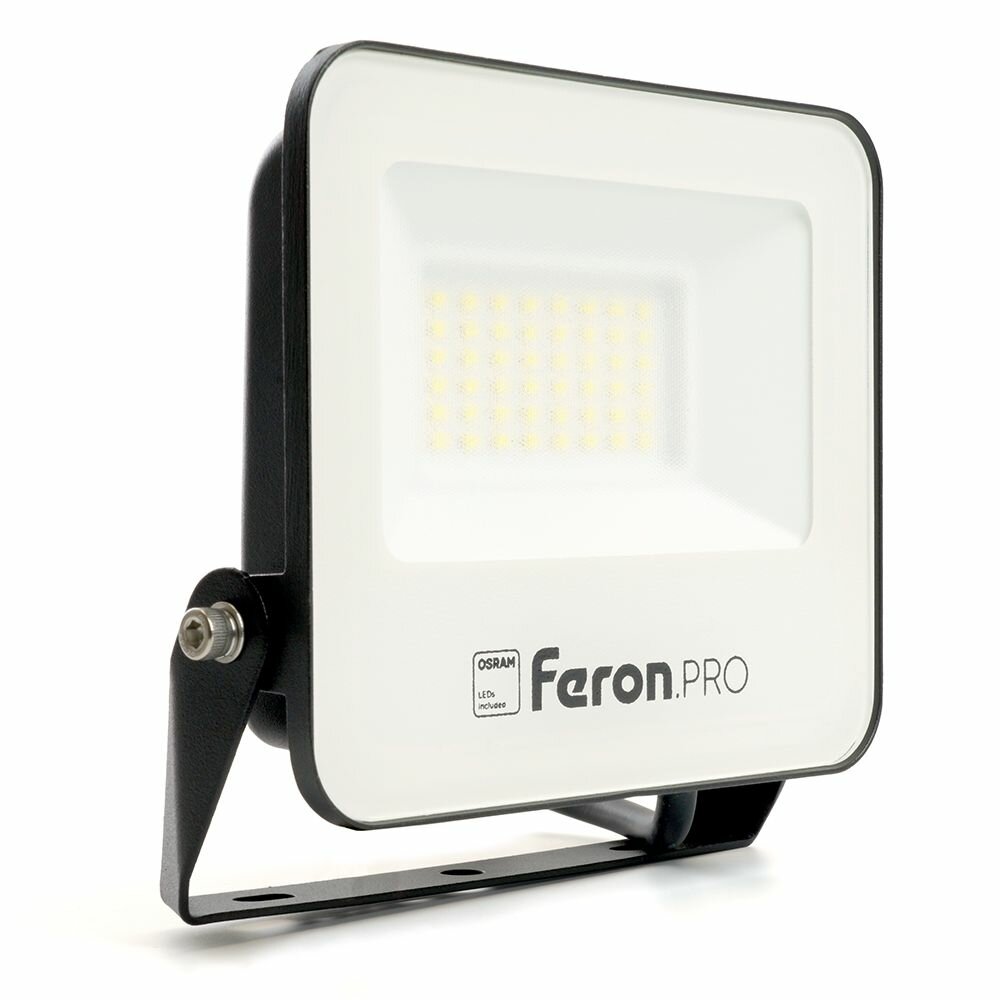 Светодиодный прожектор Feron.PRO LL-1000 IP65 30W 6400K черный 41539