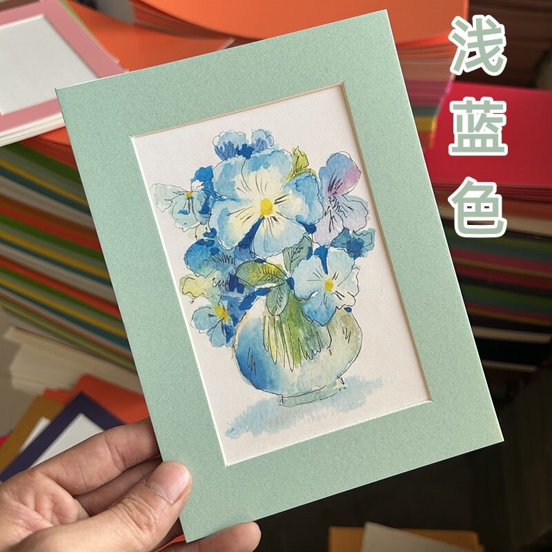 Горячая распродажа10 прямоугольных простых картонных рамок для картин формата A3/A4 для детских рисунков, толщиной 8 дюймов/4 дюйма.