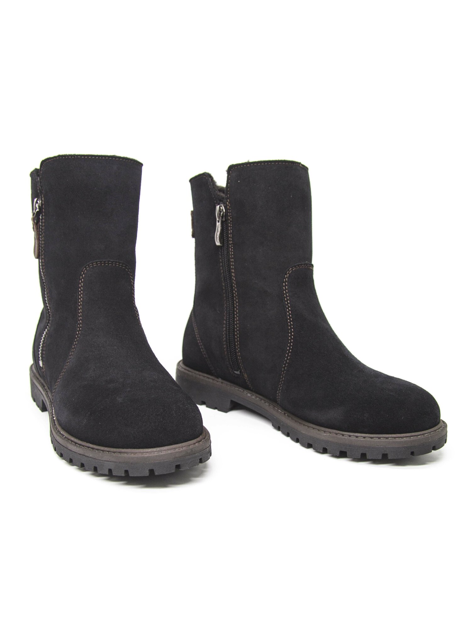 Полусапоги на шерсти TREND натуральная кожа защита АКВАСТОП