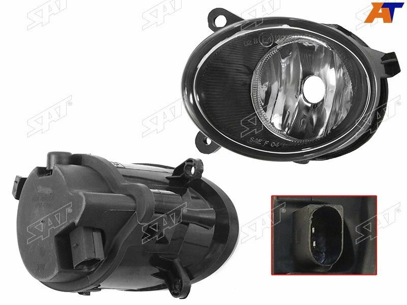 . SAT Фара противотуманная для AUDI A6 05-08 левая