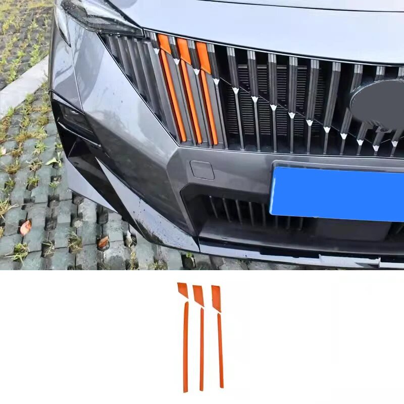 Для Trumpchi GAC GS3 2024, модификация передней решетки, противотуманная фара, рамка, накладка, модификация, аксессуары для стайлинга