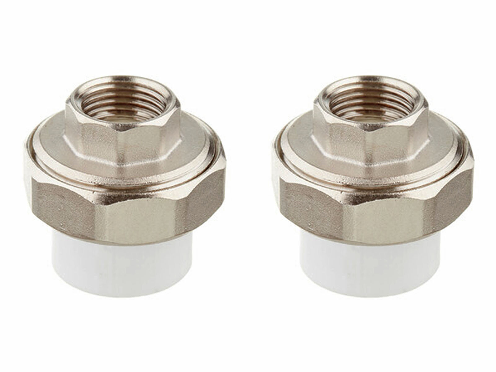 Муфта полипропиленовая разъемная (американка) 25 мм х 1/2 ВР(г) (2 шт.)