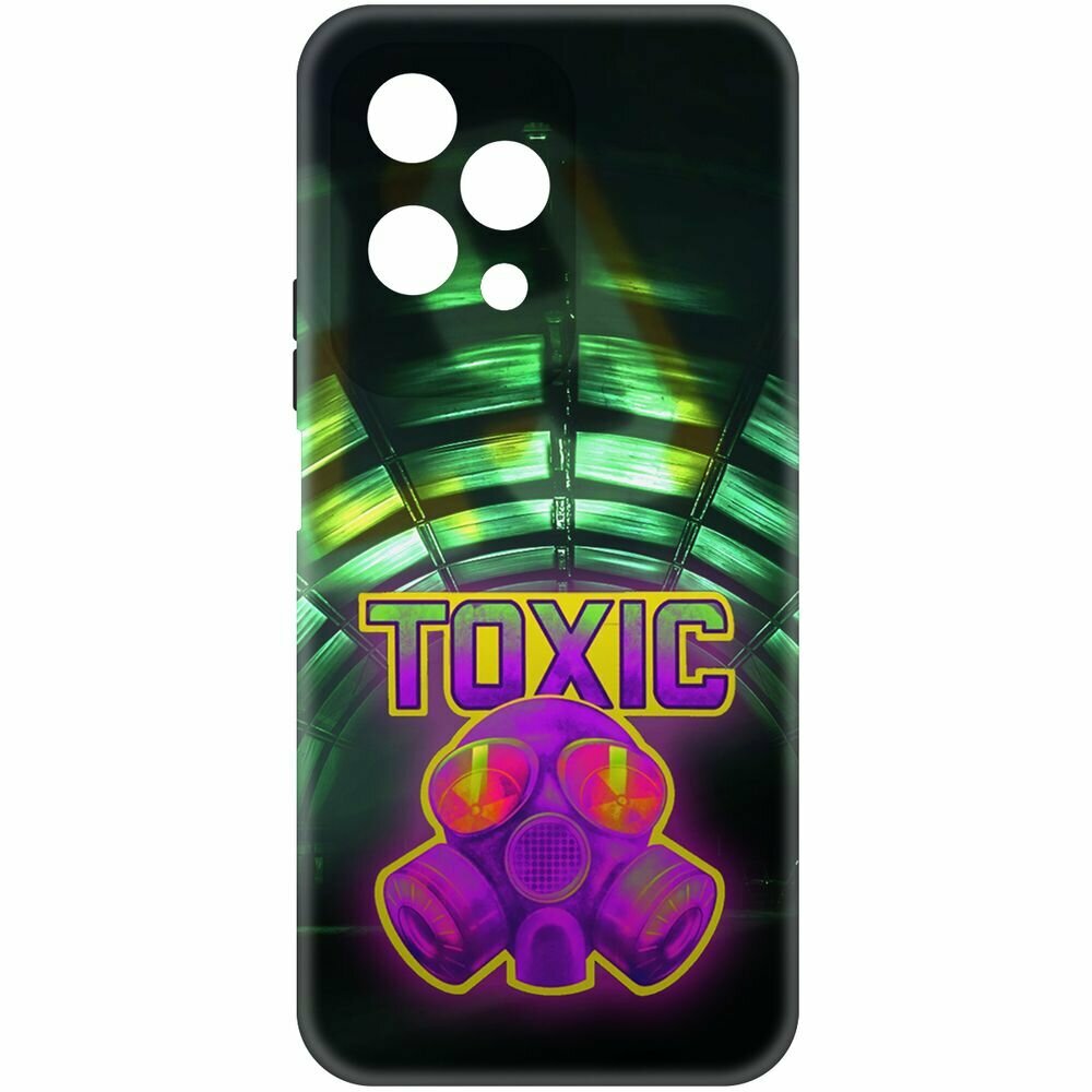 Чехол-накладка Krutoff Soft Case Cтандофф 2 (Standoff 2) - Стикер Toxic для Honor 200 Lite черный