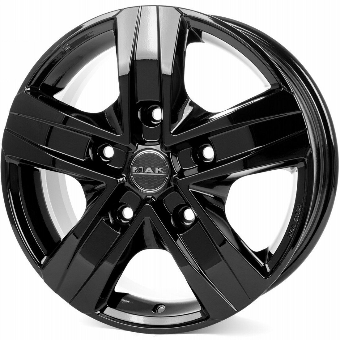 Колесный диск MAK Stone 5 7,5x18 5x108 ET45 63,4 Gloss Black литой для автомобиля