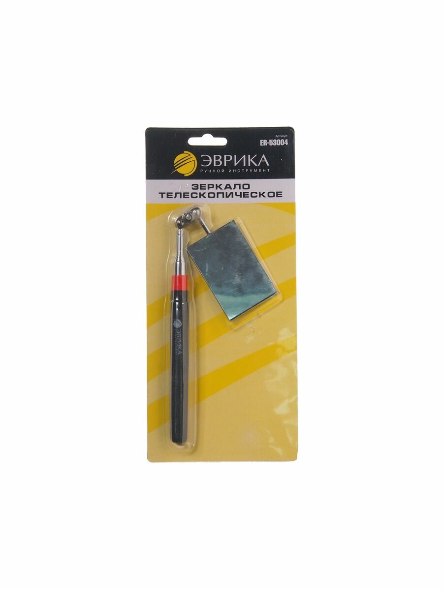 Зеркало Эврика телескопическое, с резиновой ручкой, 73.5 см, арт. ER-53004