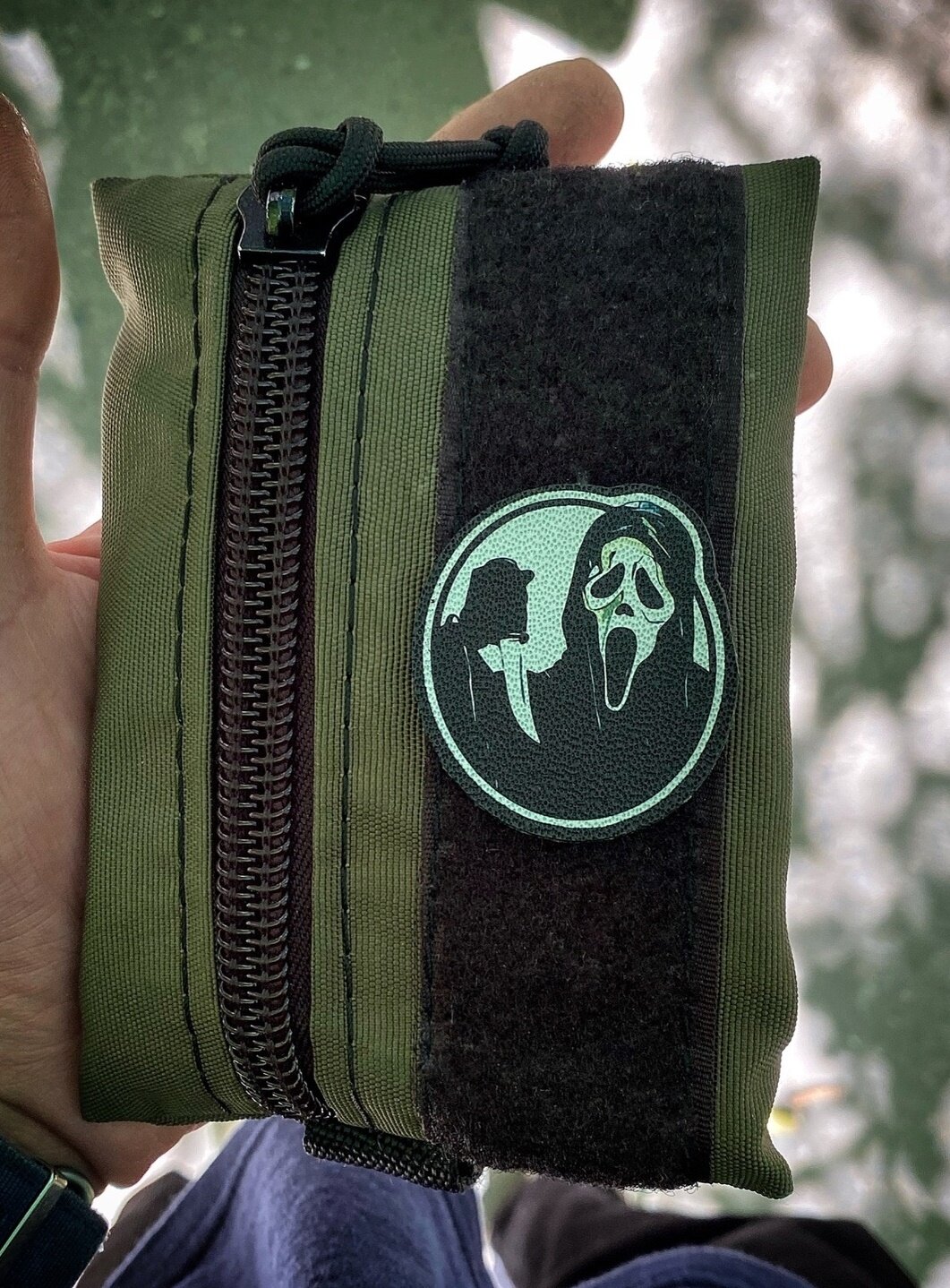 Патч Шеврон на липучке "Маска Убийцы из Фильма Крик и Очень Страшное Кино"