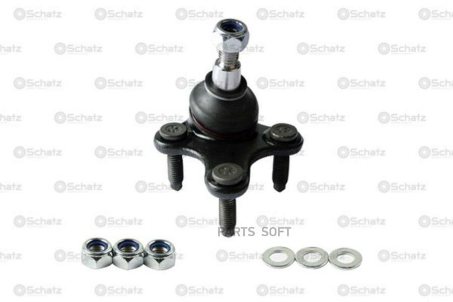 S12977R SCHATZ Шаровая опора SCHATZ (комплект) (передняя правая нижняя) AUDI A3, TOLEDO, OCTAVIA, YETI, BEETLE, CAD