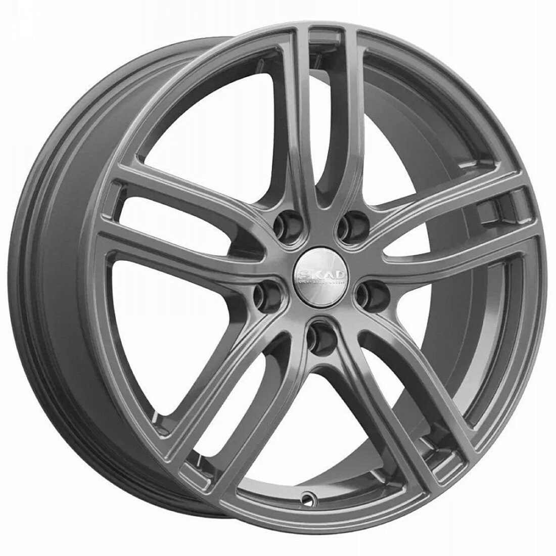 Колесный диск Скад Брайтон (КЛ311) 7x17 5x100 ET48 56,1 Графит